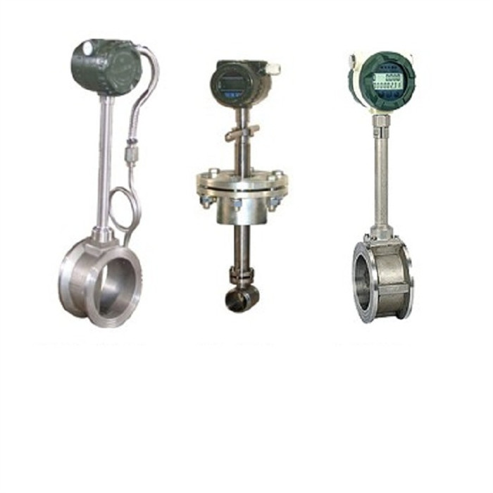 Compressed Air Vapor Nitrogen Gas Flow Meter Pengukuran Vortex Flow